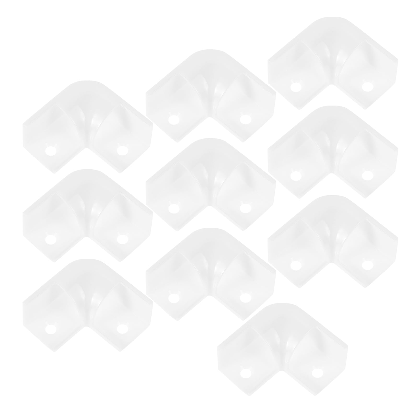 Worgeous 10pcs V Shape Plastic Corner Connector Kit For Strip Lights 90 ...