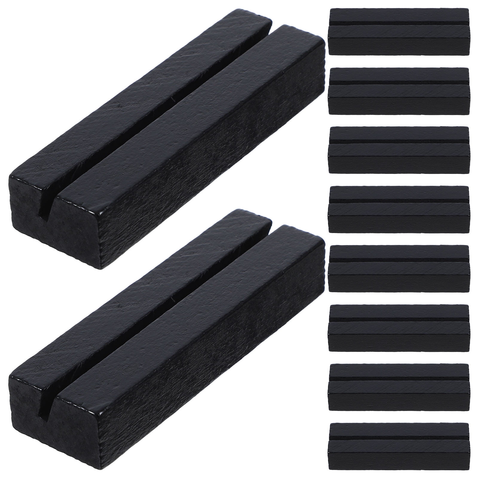 Worgeous 10pcs Wooden Stand Name Card Display Base Photo Holders ...