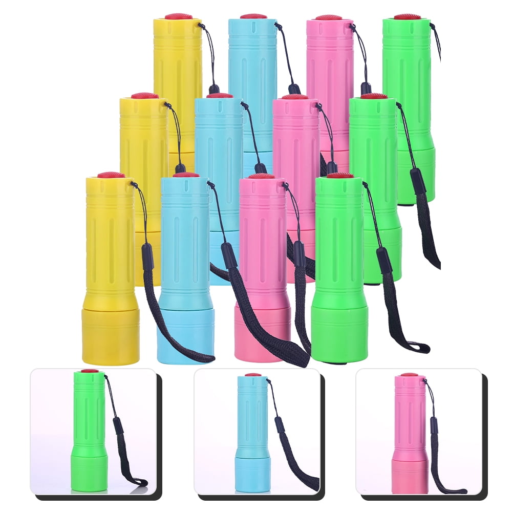 Worgeous 12 Pack Mini LED Flashlights with Lanyard for Outdoor ...