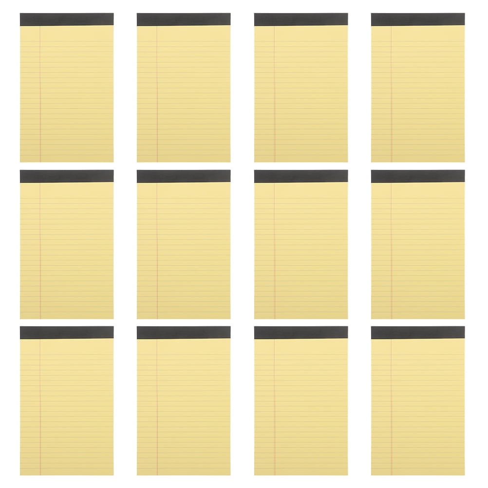 Worgeous 12 Pads Tear Notepad Notebook Legal Pads Work .30X12.60X0.01CM ...