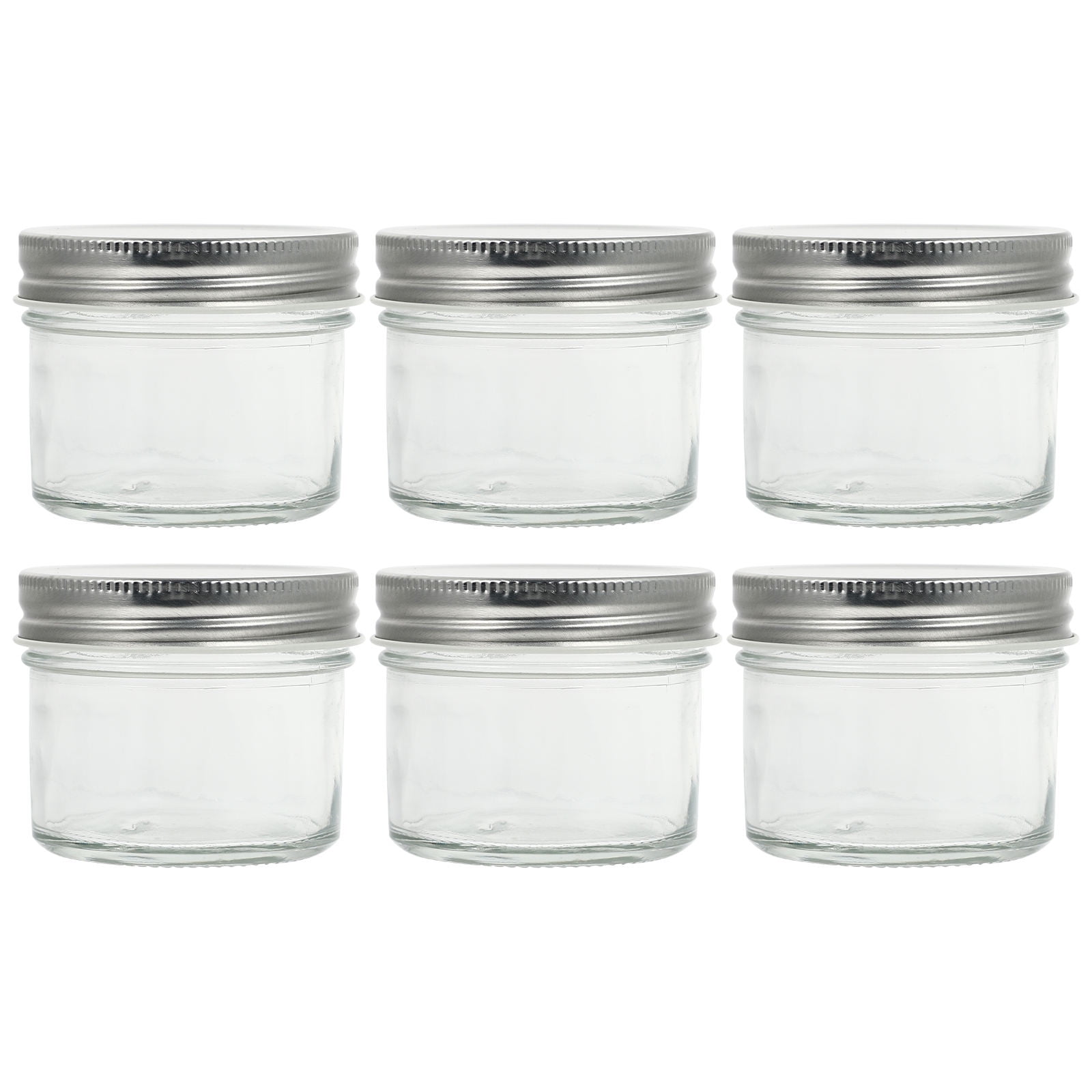 Worgeous 12 Pcs 100ml Glass Sealing Cans Glass Jam Containers Household ...