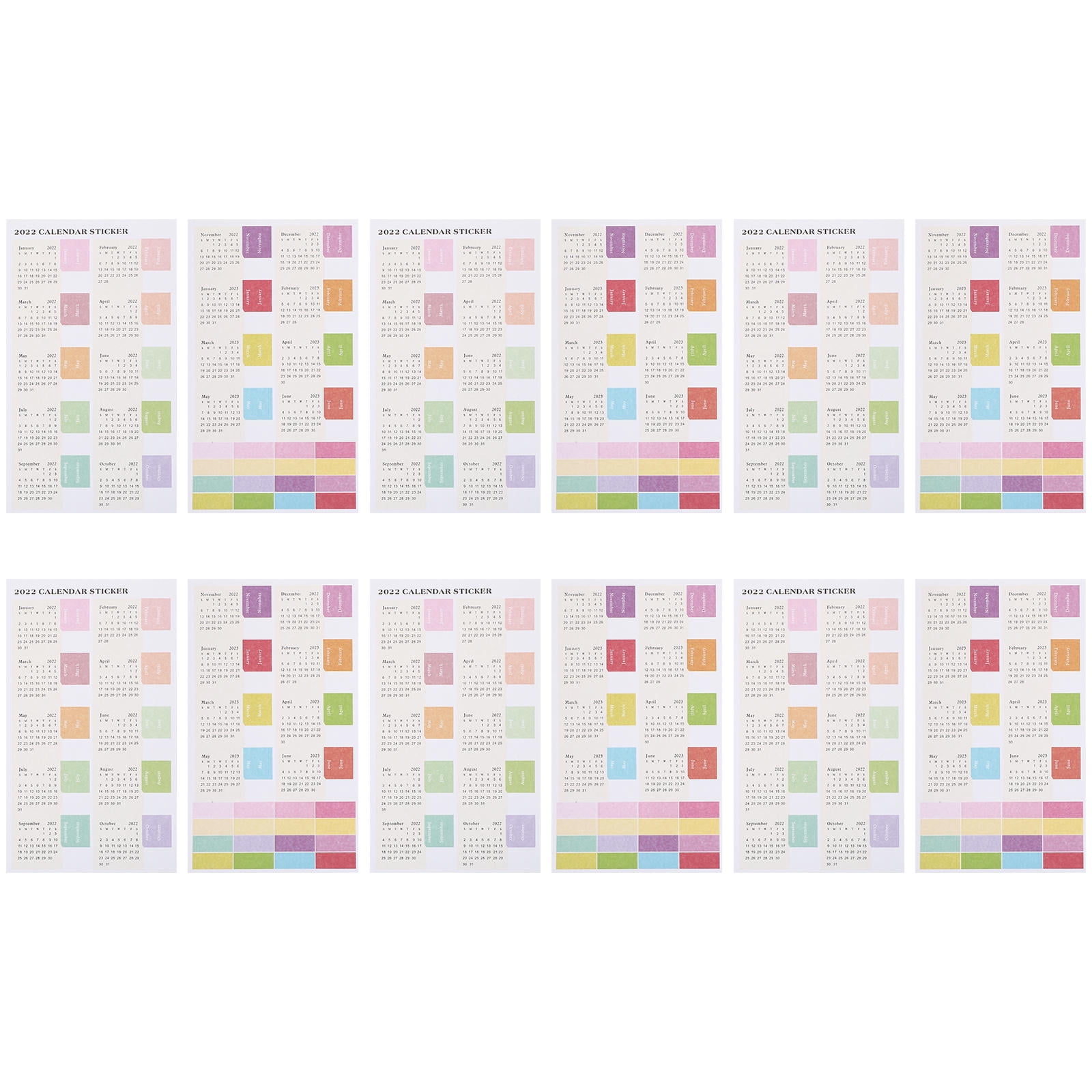 Worgeous 12 Pcs Accounting Classification Post Stickers for Planner by ...