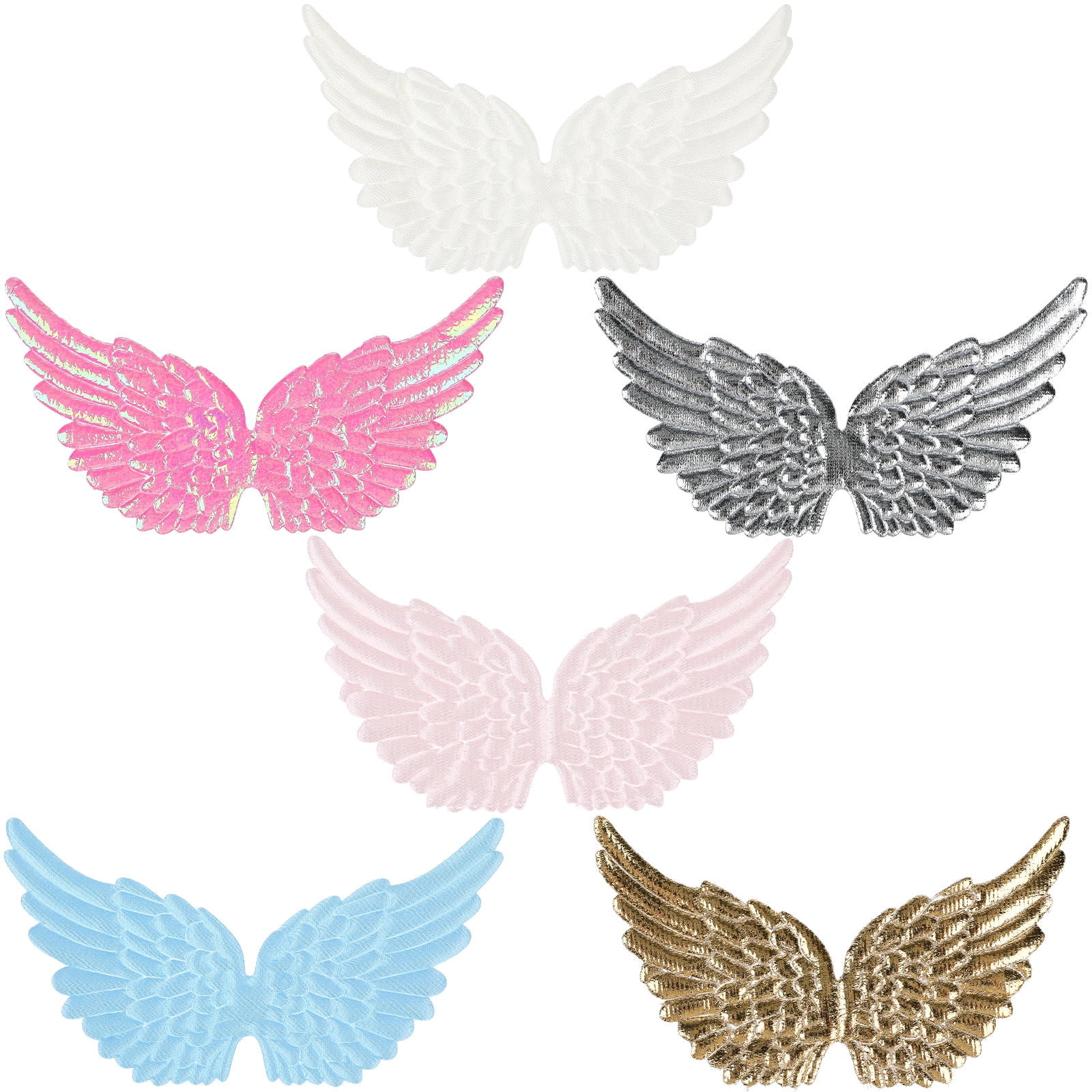 Worgeous 12 Pcs Angel Wings Decoration DIY Accessories - Walmart.com