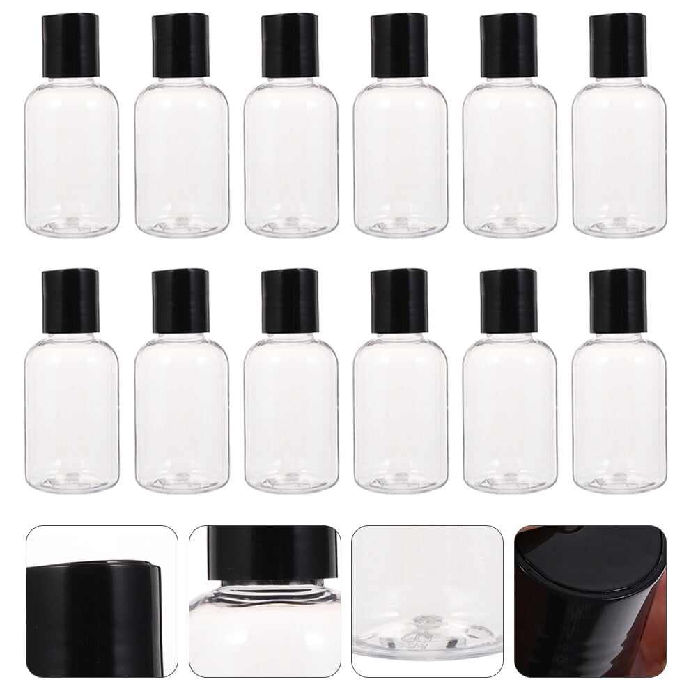 Worgeous 12 Pcs Bottled Transparent Travel Makeup Large Squirt Dropper ...