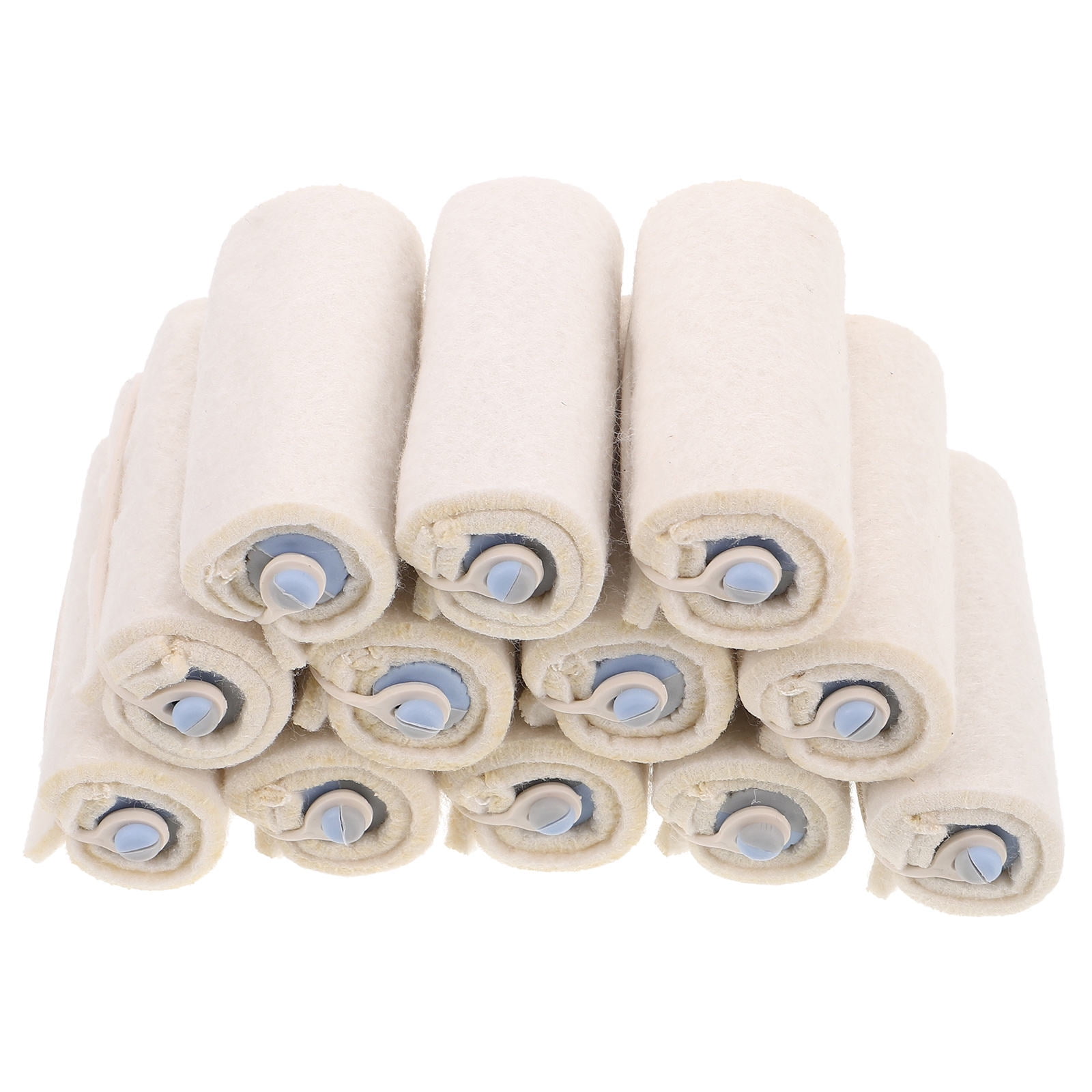 WHAMVOX White Cotton Salon Perm Rollers for Hair Styling with High ...