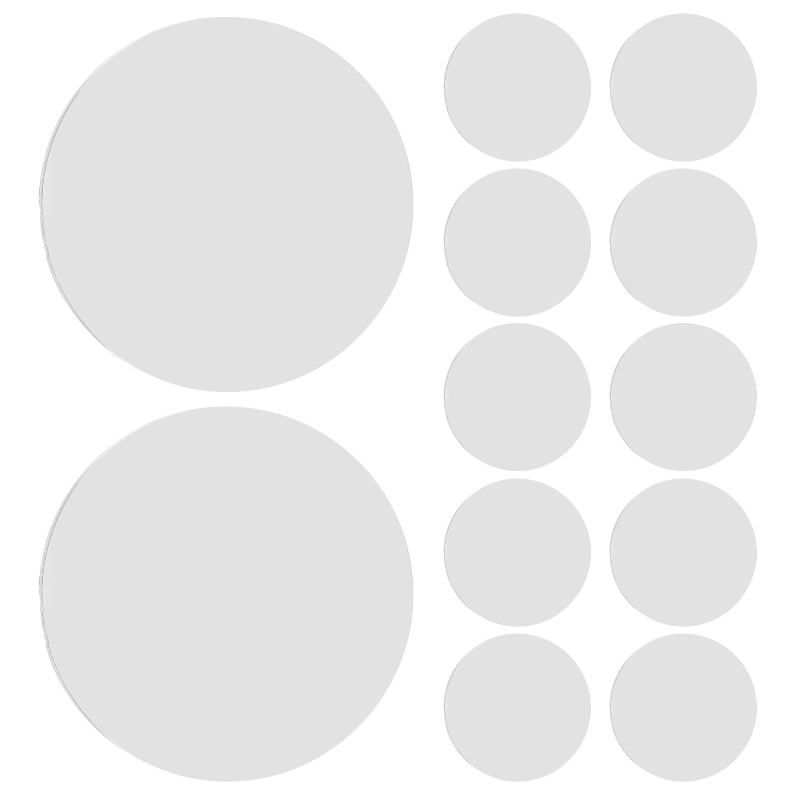 Worgeous 12 Pcs Double Convex Lens for Clear Magnification Acrylic ...