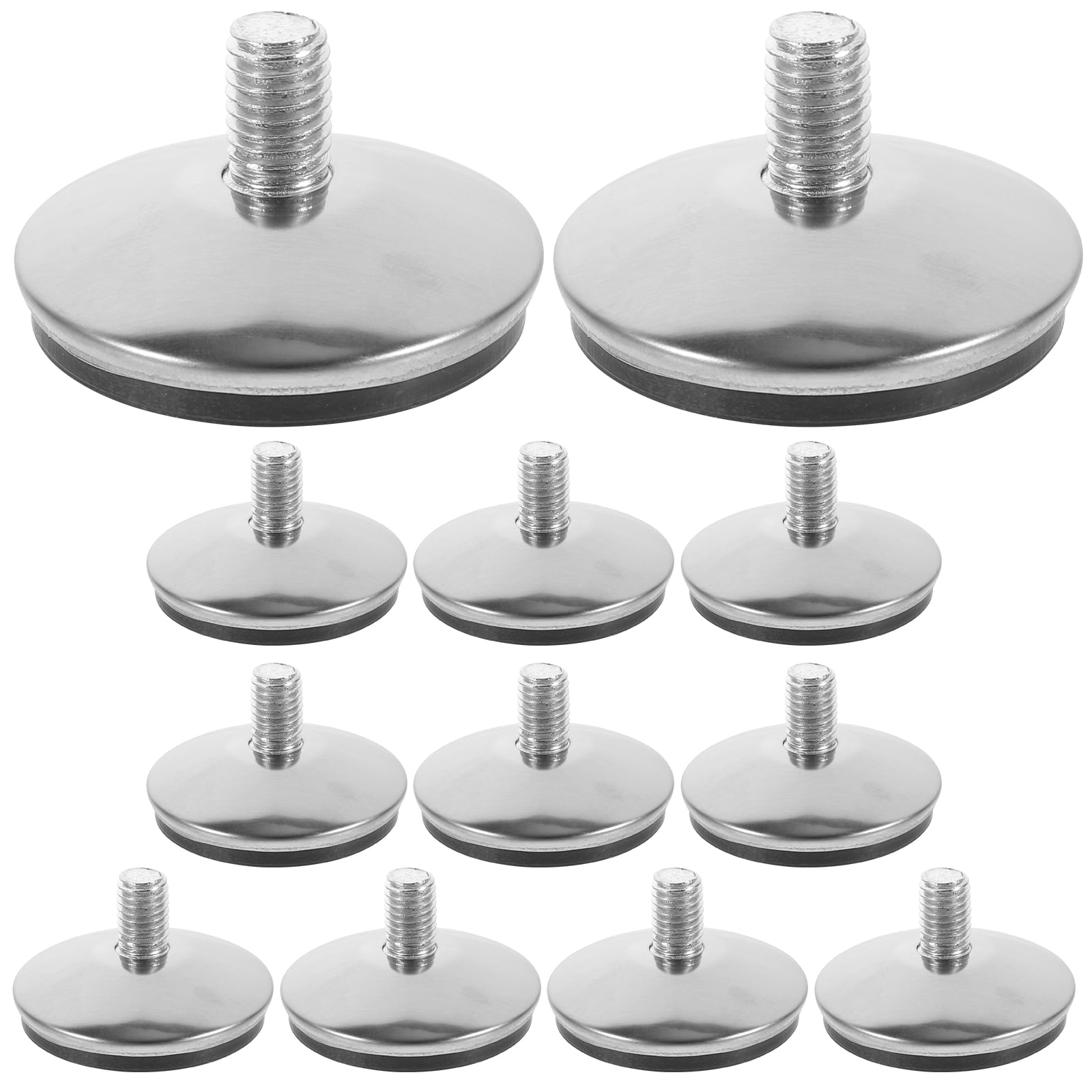 Worgeous 12 Pcs Furniture Fixing Feet Footrest under Desk Leveling Sofa ...