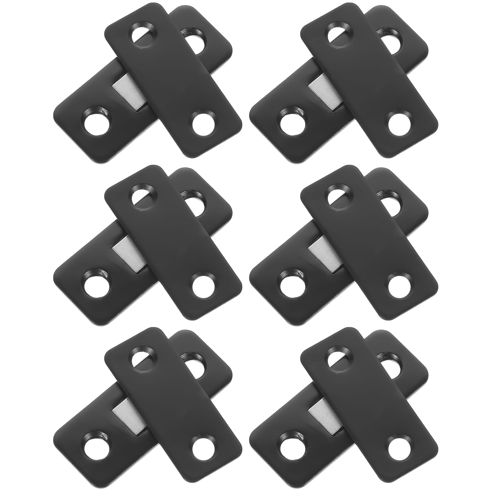 Sturdy Magnetic Cabinet Door Catches for Home Use Black Stainless Steel ...