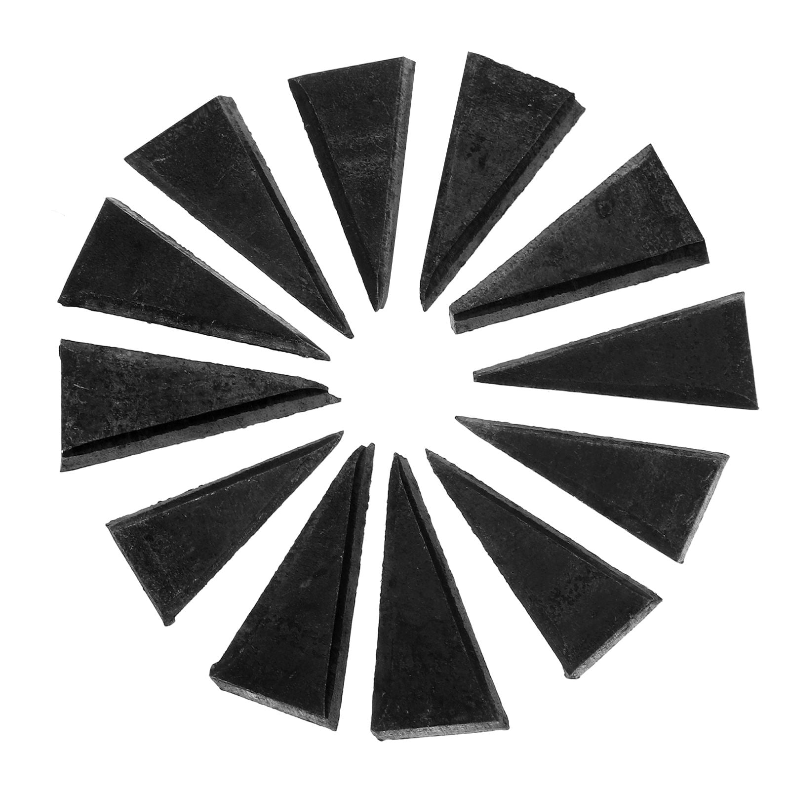 Worgeous 12 Pcs Metal Wedge Axe Handle Wedges Hammer Splitting Black ...