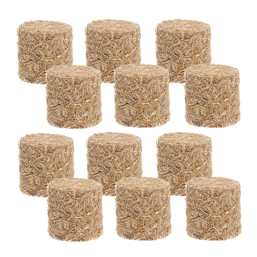 Worgeous 12 Pcs Mini Haystack Model Straw Stacks for Centerpieces Pigs ...