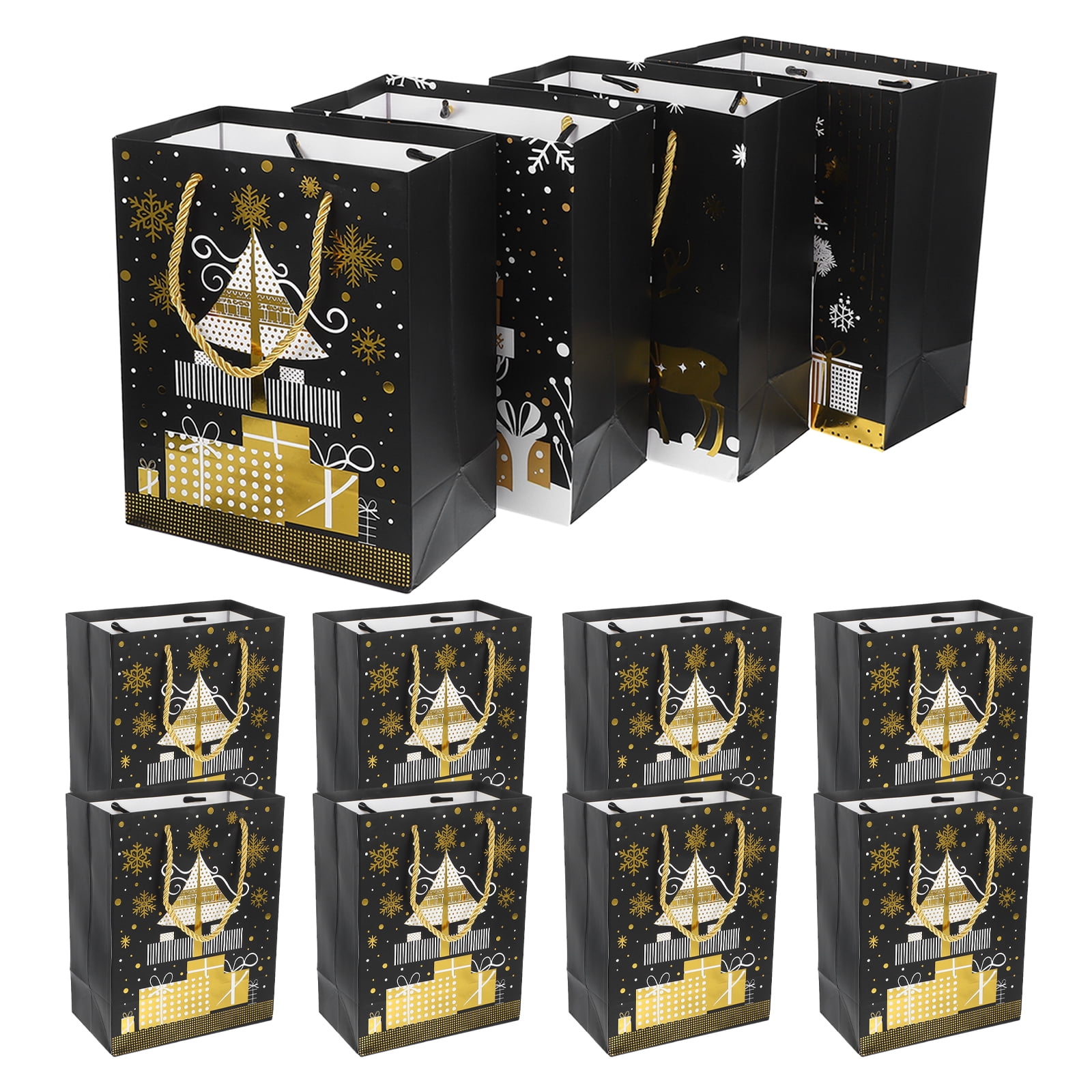 Worgeous 12 Pcs Party Favor Bag White Paper Bags Boxes for Candies ...