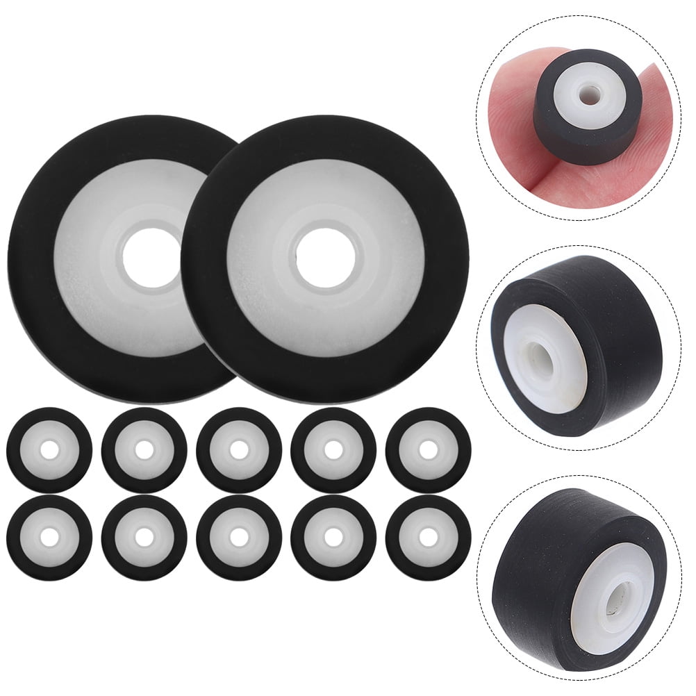 Worgeous 12 Pcs Pinch Roller Wheel Tape Pulley Cassette Deck Rollers ...