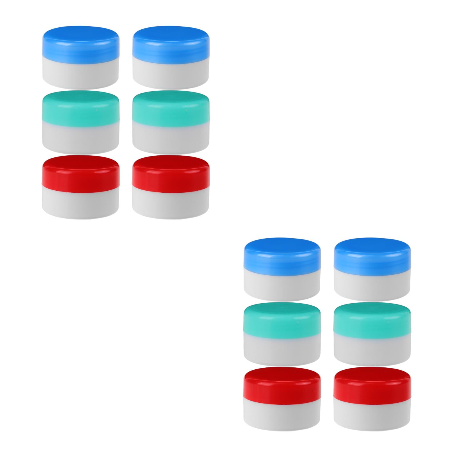 Worgeous 12 Pcs Refillable Cream Jars Lotion Storage Boxes Portable ...