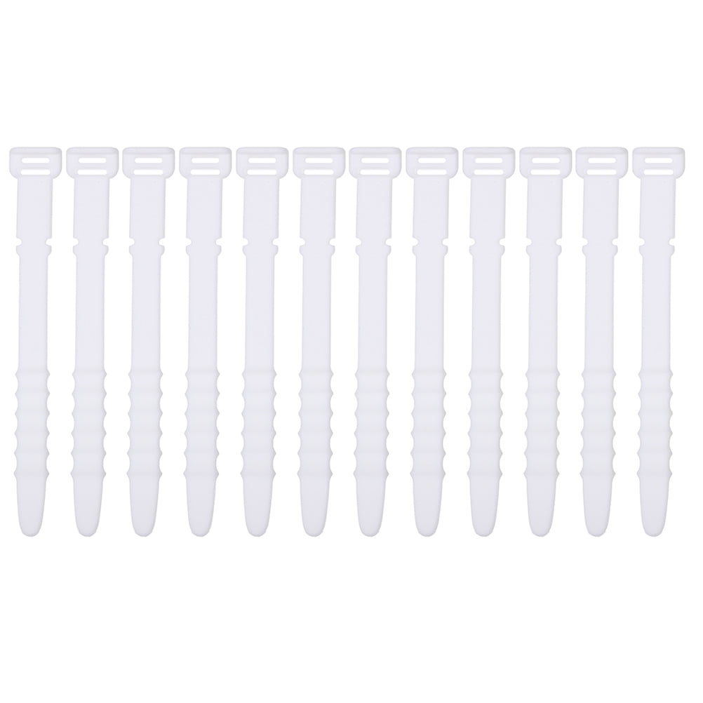 Worgeous 12 Pcs Silicone Cable Manager Organizer Clips Heavy Duty ...