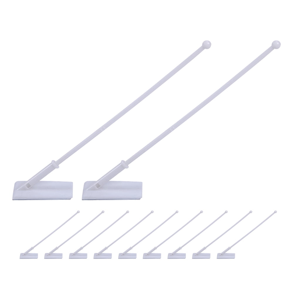 Worgeous 12 Pcs Vehicle Mounted Flag Pole Car Window Holder Travel ...