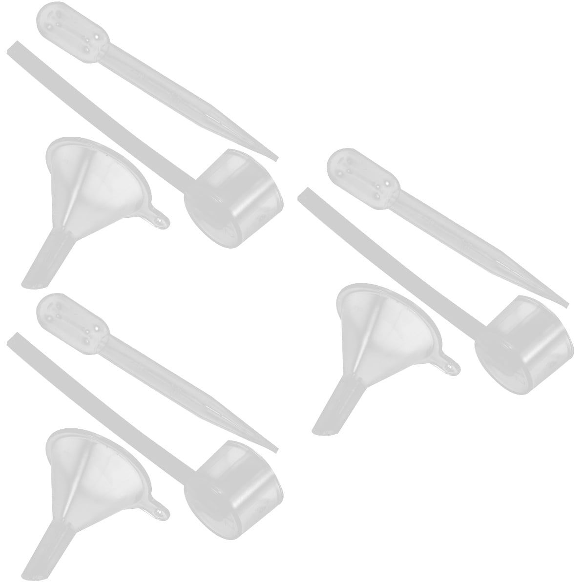 Worgeous 12 Sets Small Refill Tool Perfume Refill Funnel Pump Head and ...