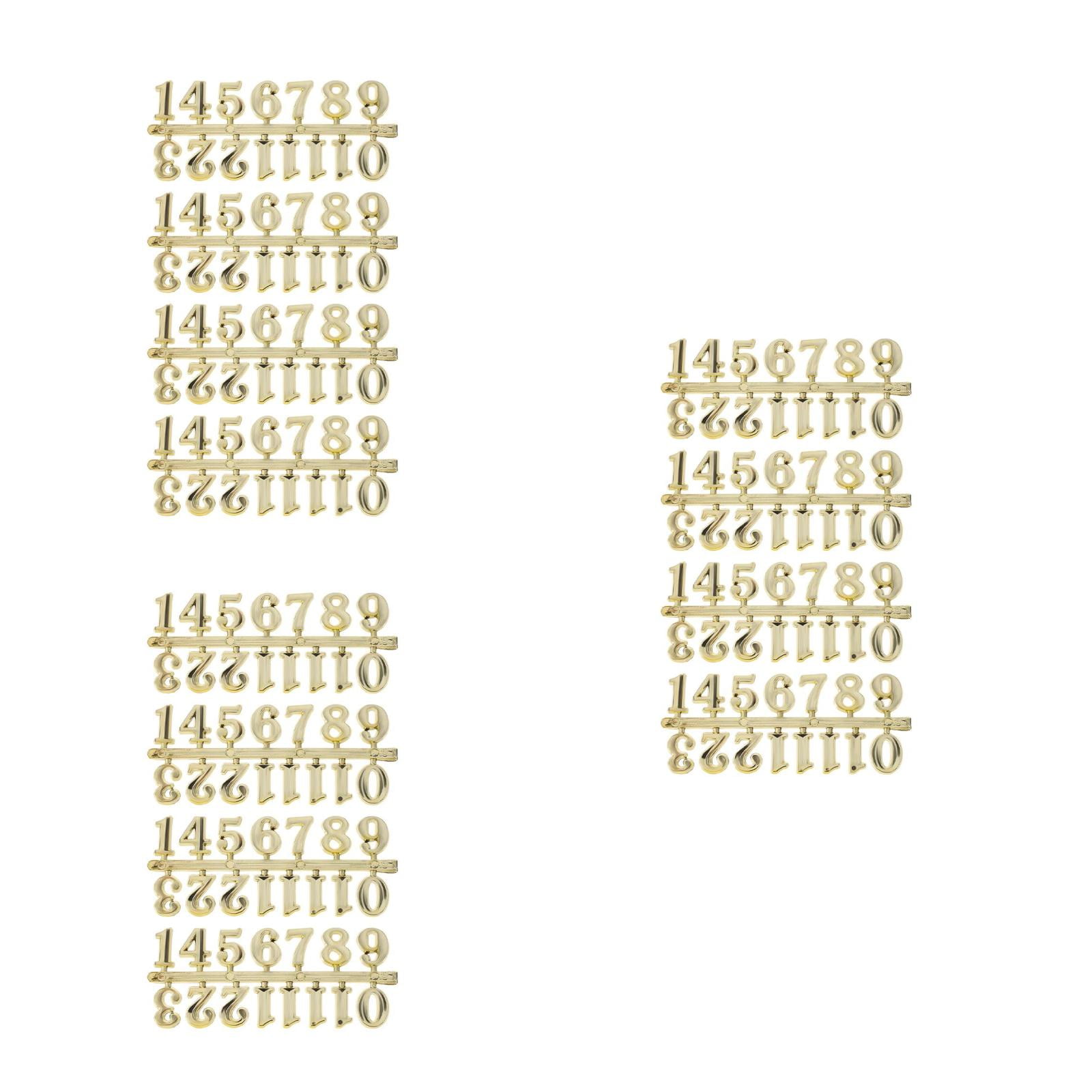 Worgeous 12 Sets Wall Clocks Numerals Number DIY Digital Clock Numbers ...
