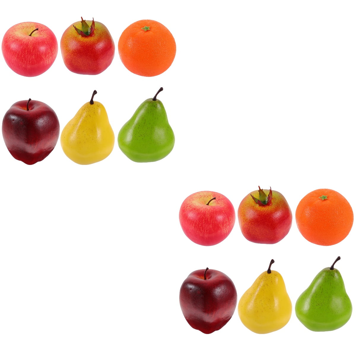 Worgeous 12 pcs Artificial Fruits Model Fake Fruits Home Decor ...