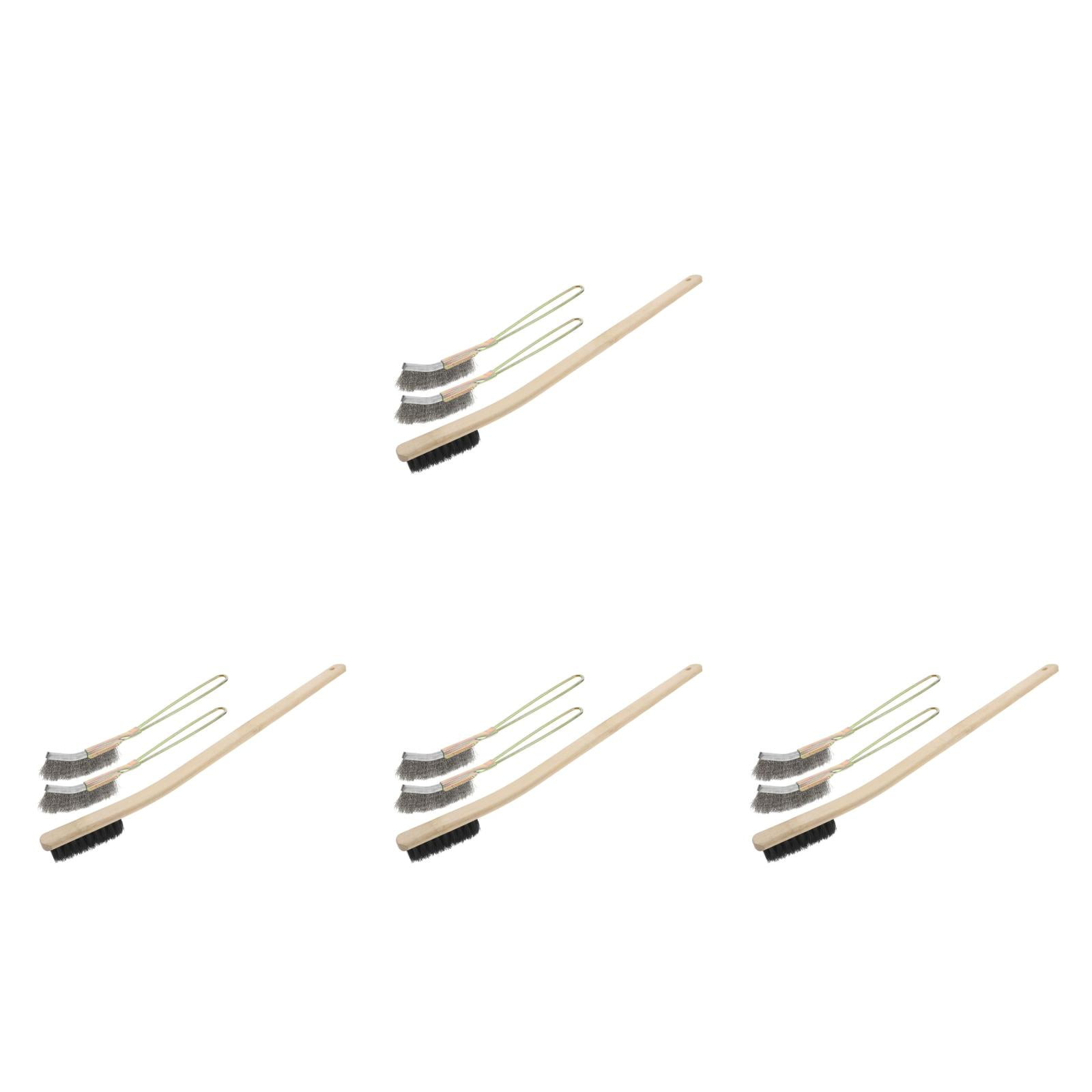 Worgeous 12 pcs Bird Cage Brush Cleaner Wooden Handle Bird Cage Cleaner ...
