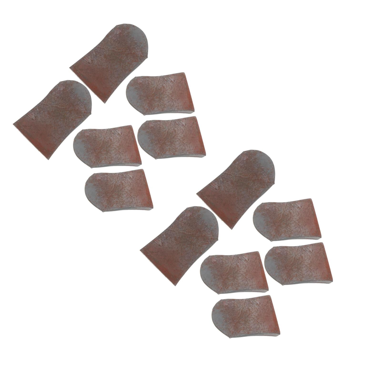 Worgeous 12 pcs Garden Hoe Gardening Steel Hoes Blade Handle Wedge Farm ...