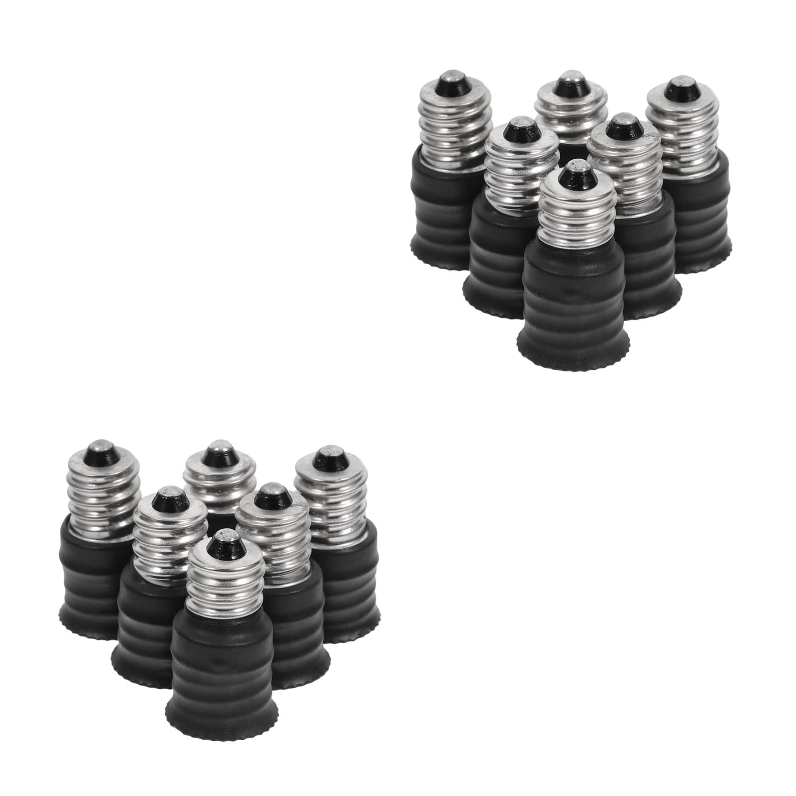 Worgeous 12 pcs Household Bulb Adapter E12 to E14 Light Bulb Base ...