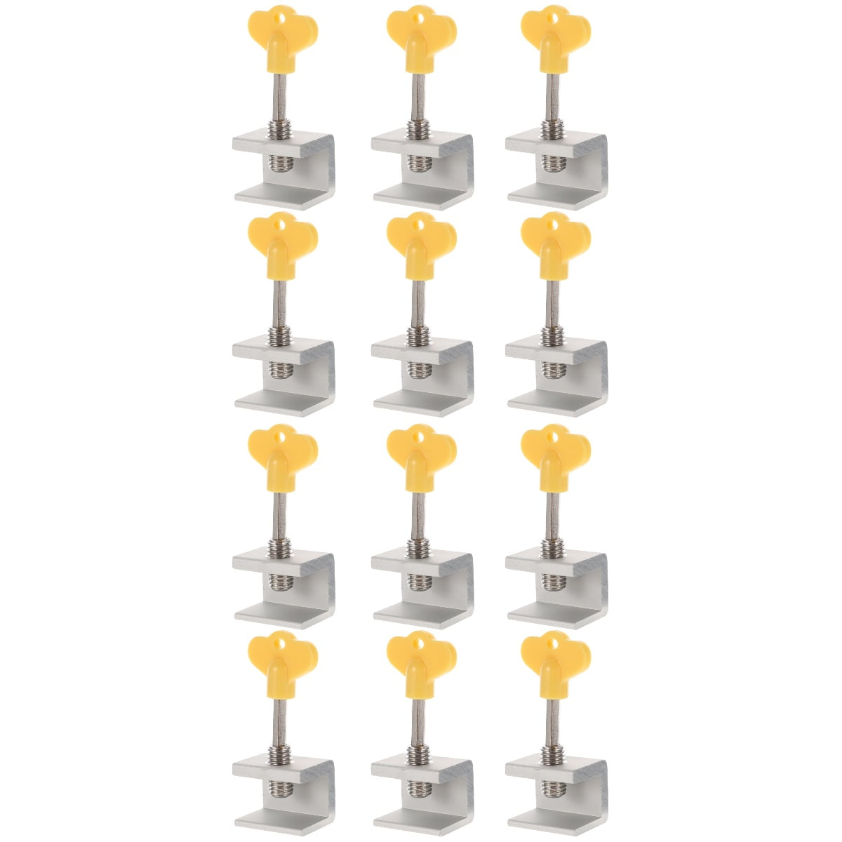 Worgeous 12 pcs Household Window Limiter Limiting Lock Children Clamp ...