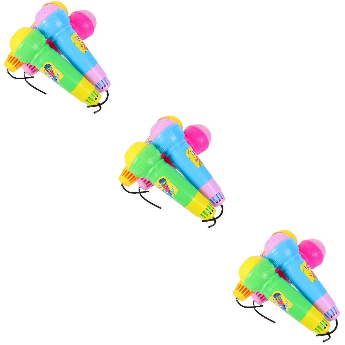 Worgeous 12 pcs Kids Party Echo Mic Kids Echo Microphones Lightweight ...