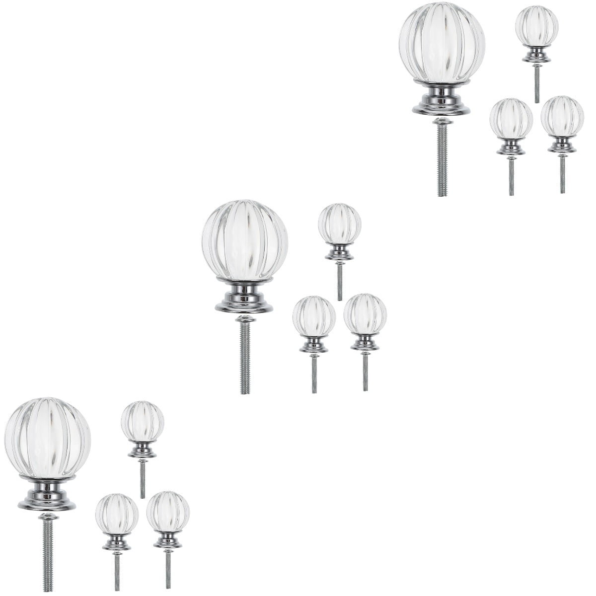 Worgeous 12 pcs Light Screw Cap Lamp Decoration 30mm Shade Holder Harp ...