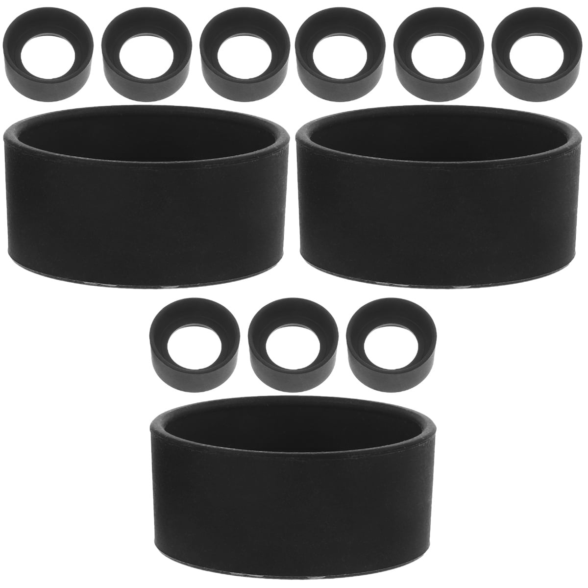Worgeous 12 pcs Microscope Rubber Eyepieces Rubber Eye Shields ...