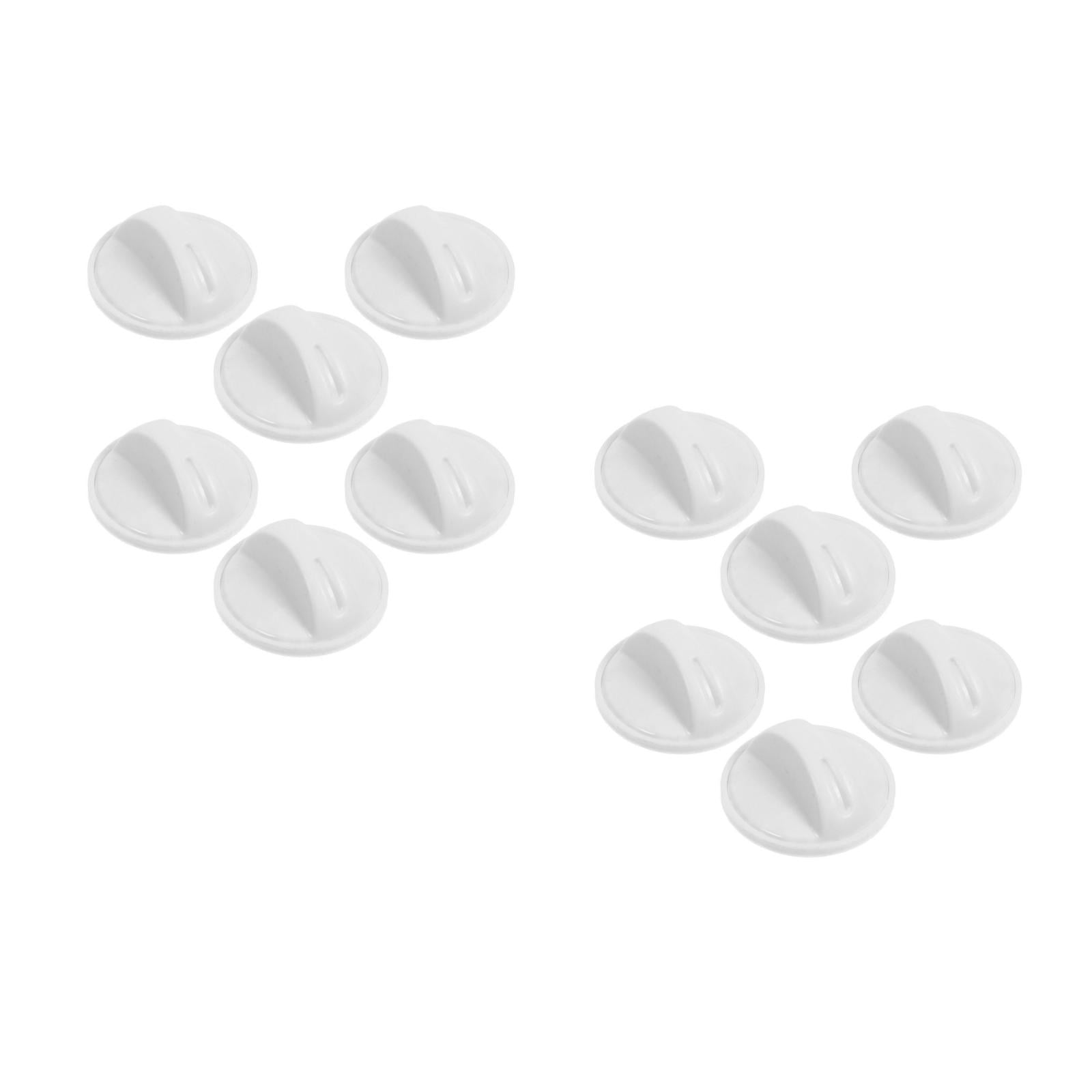 Worgeous 12 pcs Plastic Machine Knob Control Replacement Knobs ...