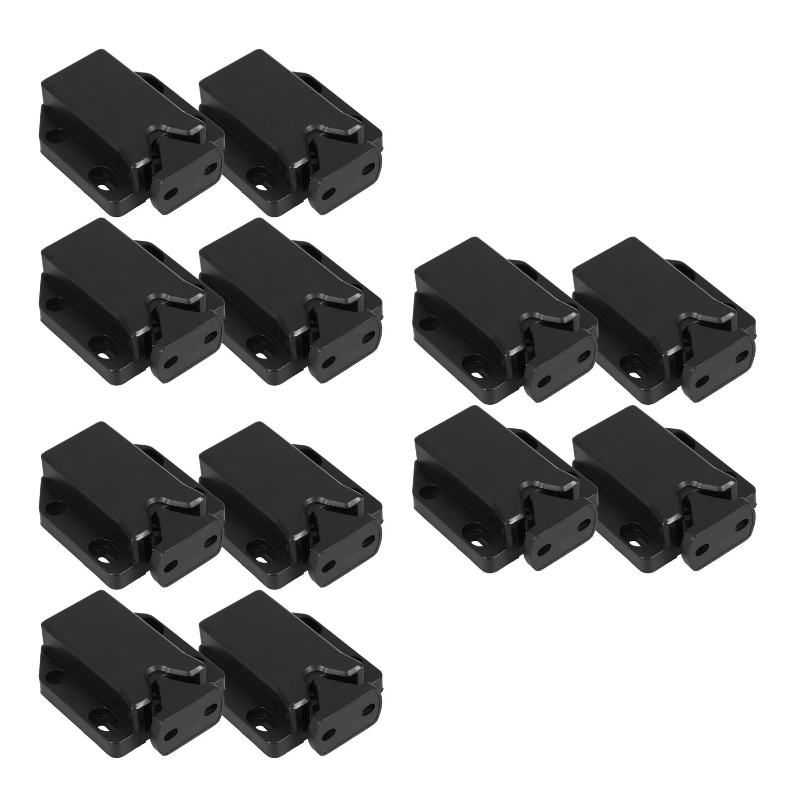 Worgeous 12 pcs Push Latches for Cabinets Push to Open Catch Lock Safe ...