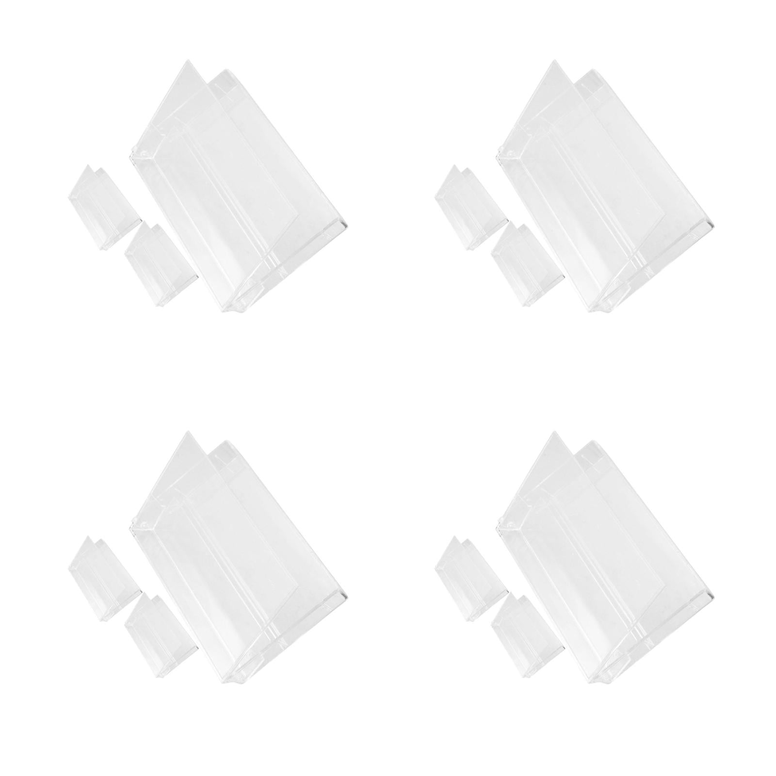 Worgeous 12 pcs Retro Cassette Tape Storage Box Plastic Cassette Tape ...