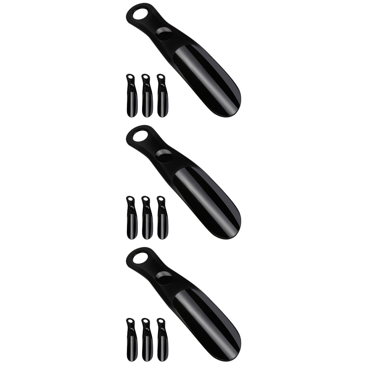 Worgeous 12 pcs Shoe Horn Tools Shoe Lifting Helper Universal Boot ...