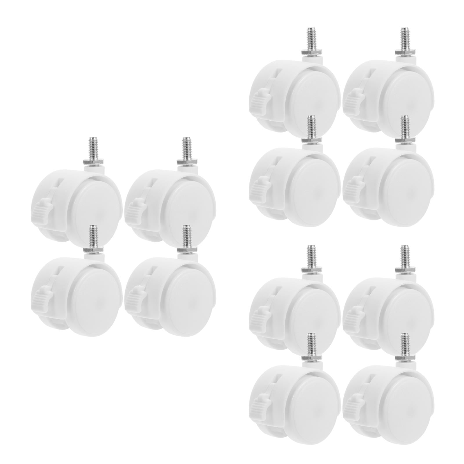 Worgeous 12 pcs Wheels Furniture Chair Wheels Office Chair Caster ...