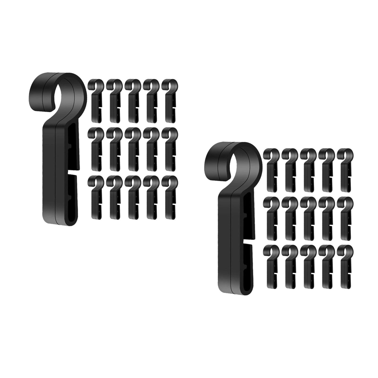 Worgeous 120 pcs Helmet Light Clips Headlamp Anti-Slip Light Clips ...