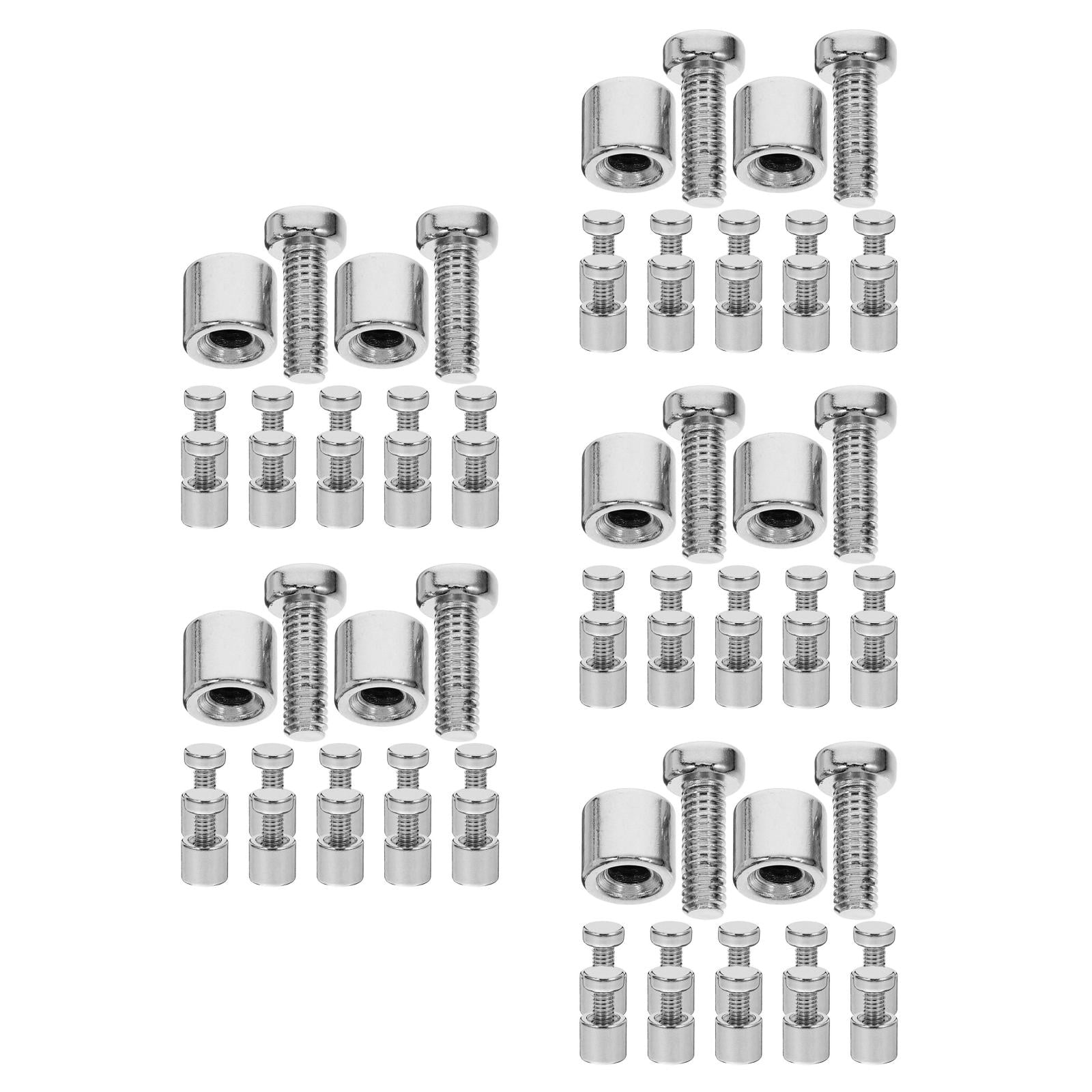 Worgeous 120 pcs Standoff Screws For Acrylic Frames Wall Sign Standoff ...