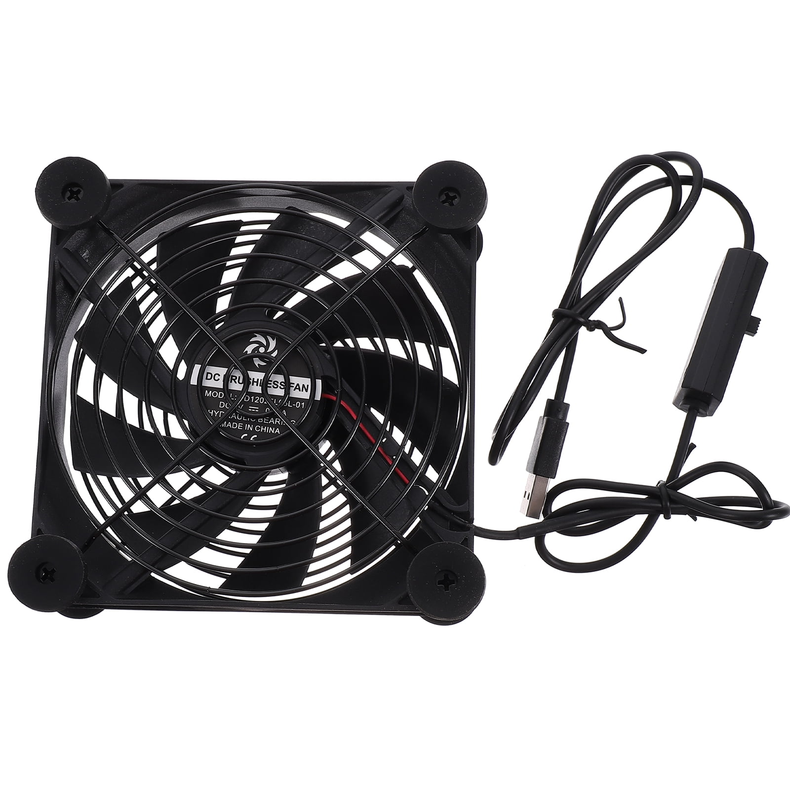Worgeous 12CM 5V USB Computer Case Cooling Fan Radiator Fan for TV ...