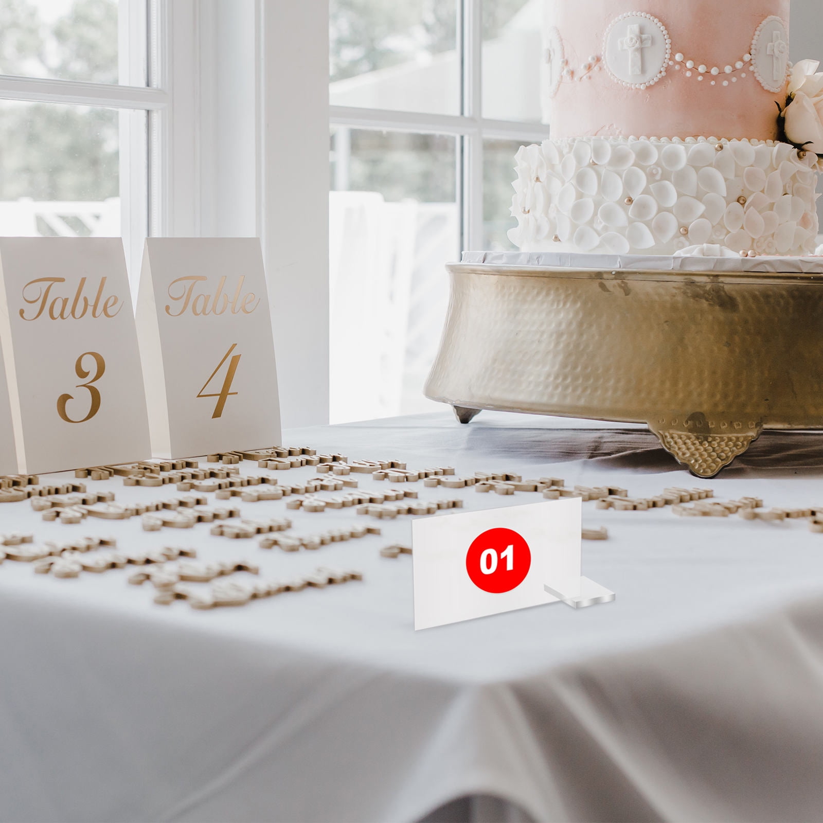 Worgeous 12Pack Acrylic Blanks for Wedding Aisle Signs Engagement Party ...