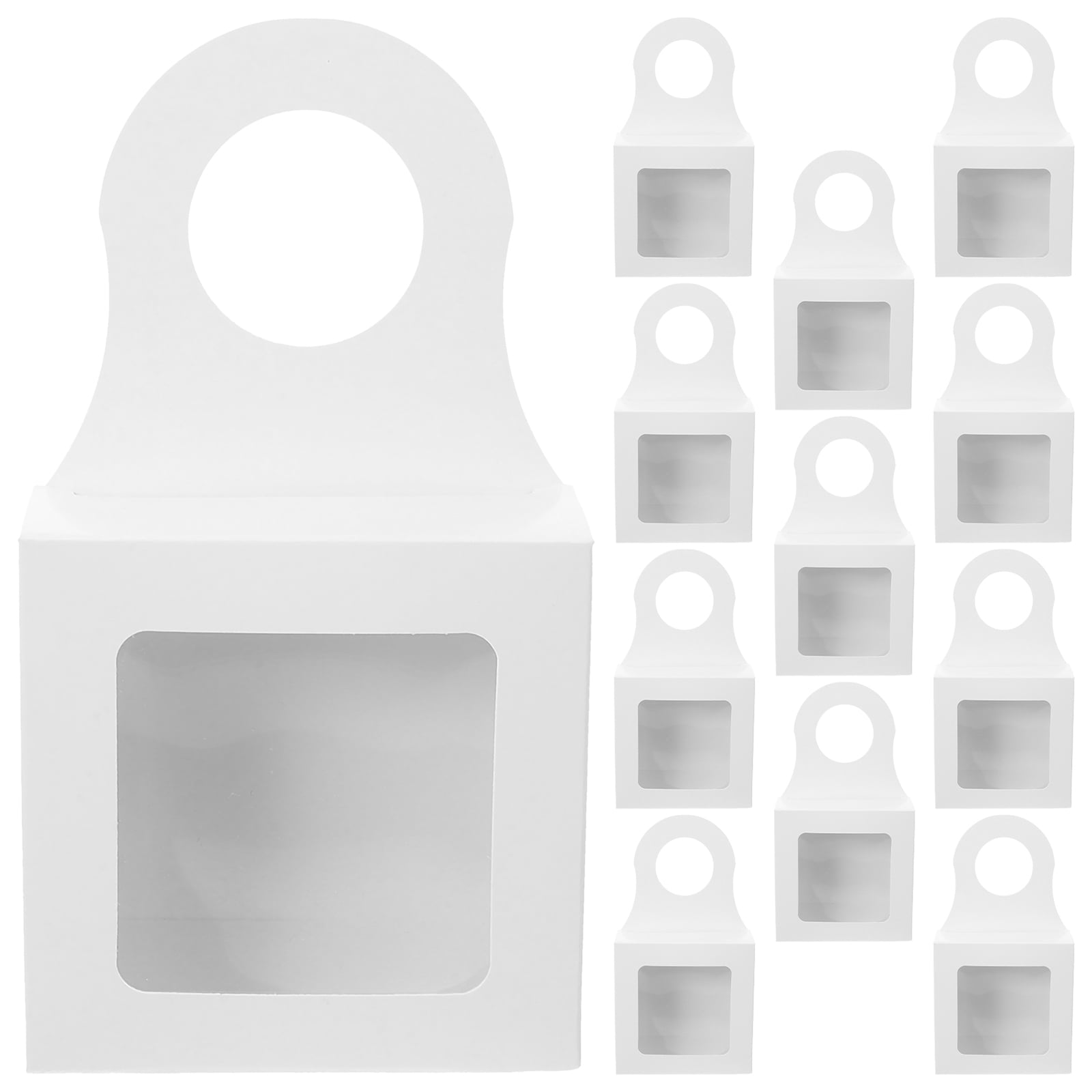 Worgeous 12Pcs Wine Bottle Box with Window Hanging Gift Boxes Wine ...