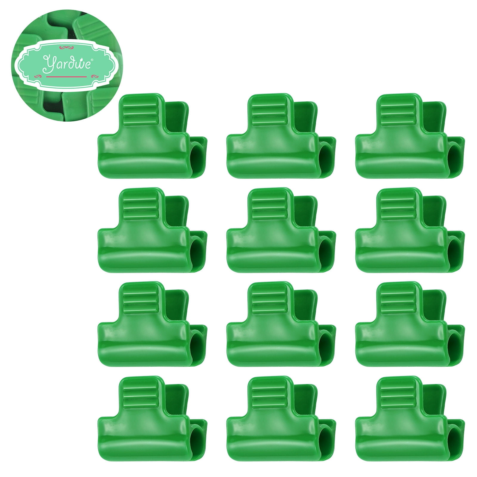 Worgeous 12Set Garden Net Clamps Green For Pipes And Banner Frame ...