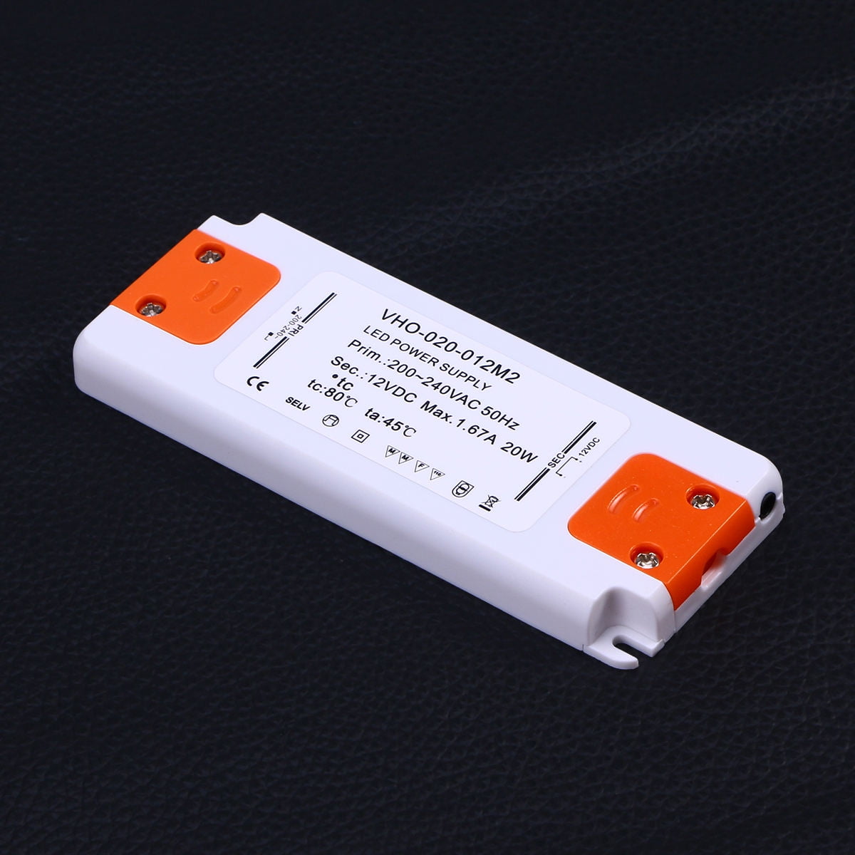 Worgeous 12V 20W LED Driver Converter Ultra- .67A Driver for LED Bulb ...