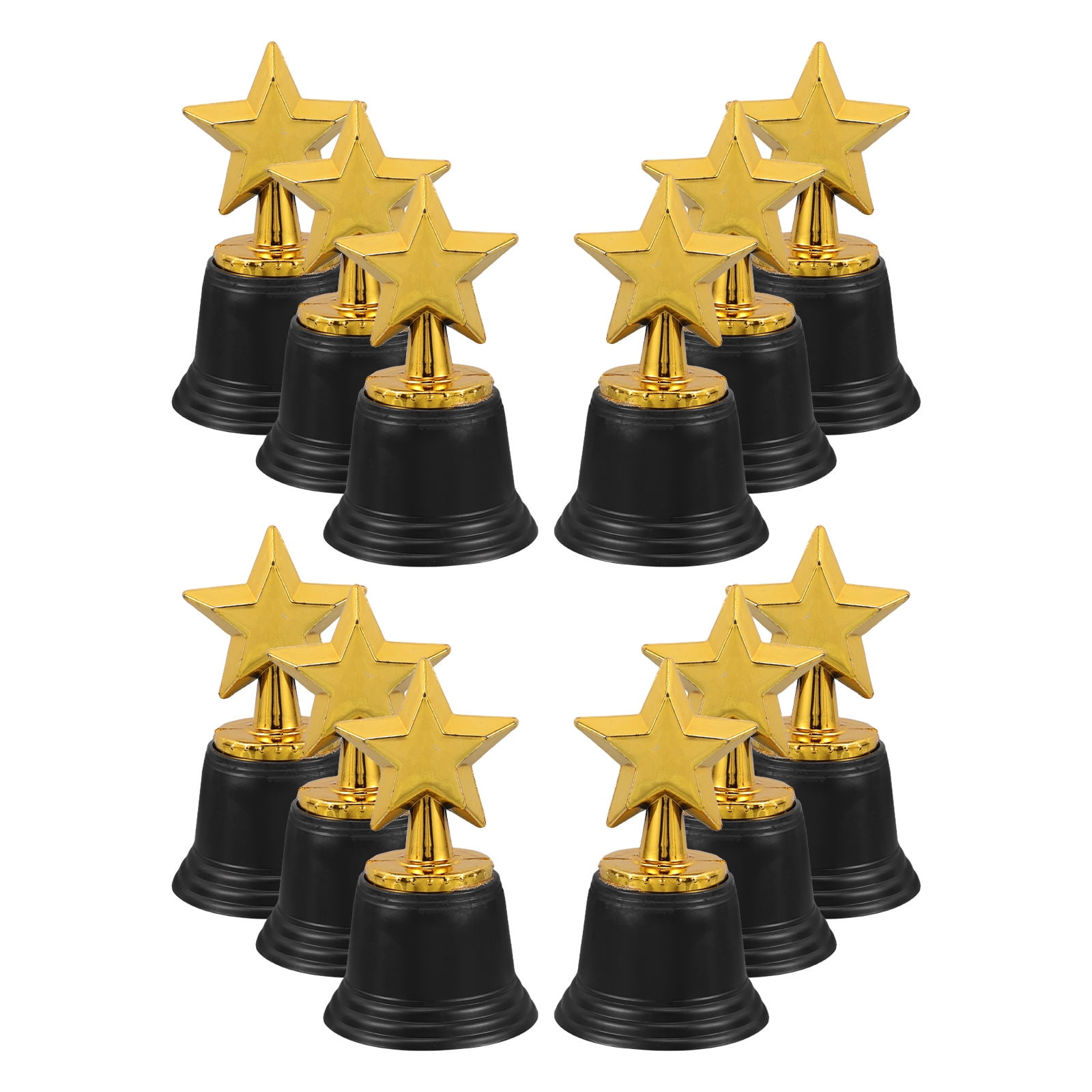 Worgeous 12pcs Golden Award Star Trophy Reward Prizes for Party ...