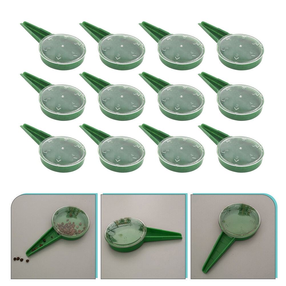 Worgeous 12pcs Plastic Seeder Dispenser Seeder Spreaders Planter Seeder ...