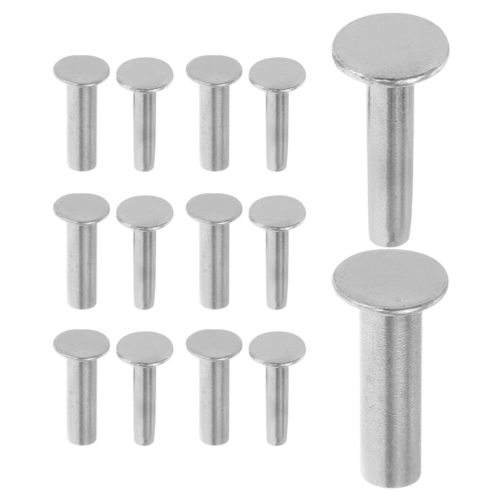 Worgeous 14 Pairs Copper Rivets For Diy Knife Handle Repair Fastening ...