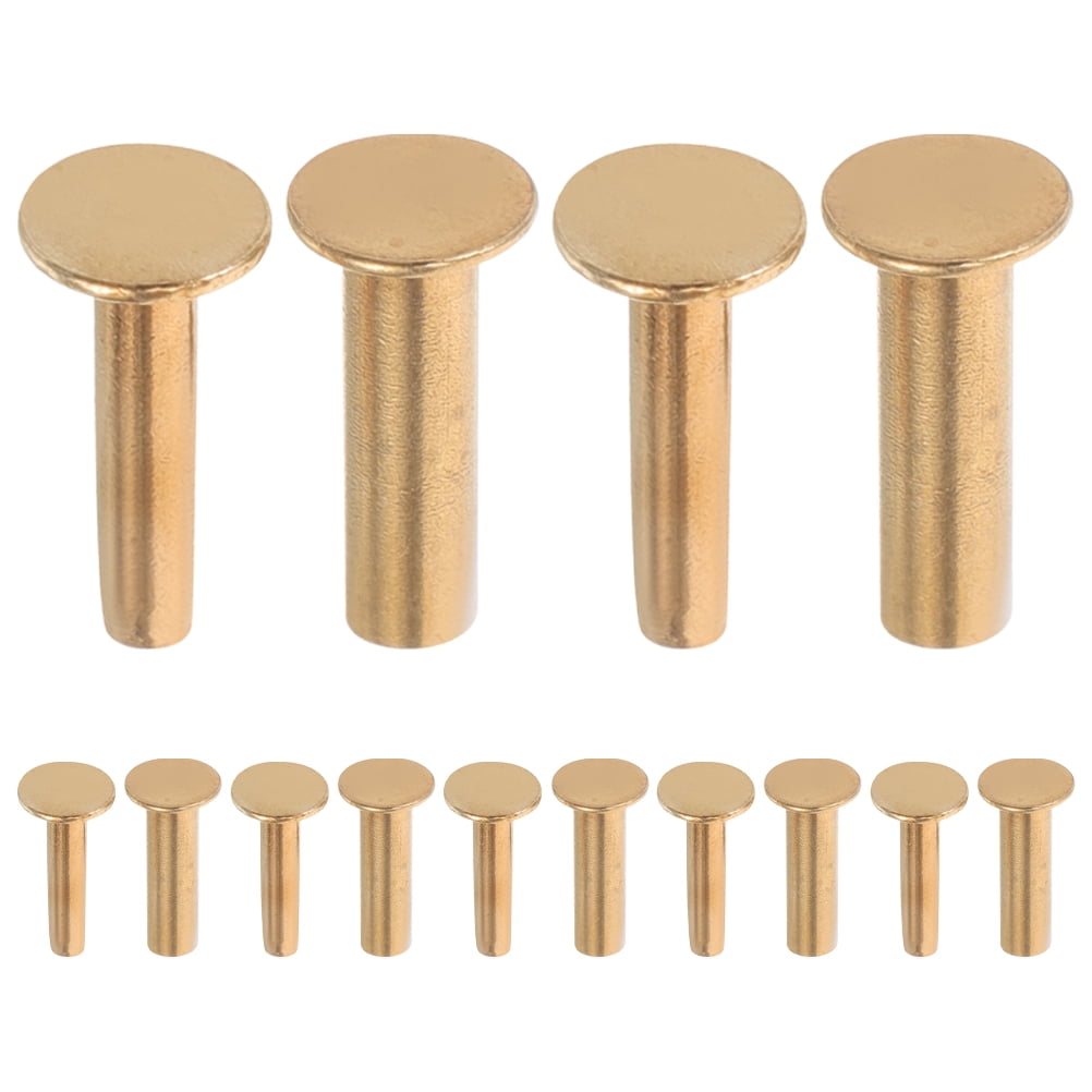 Worgeous 14 Pairs Copper Rivets For Kitchen Knife Handle Repair Diy ...