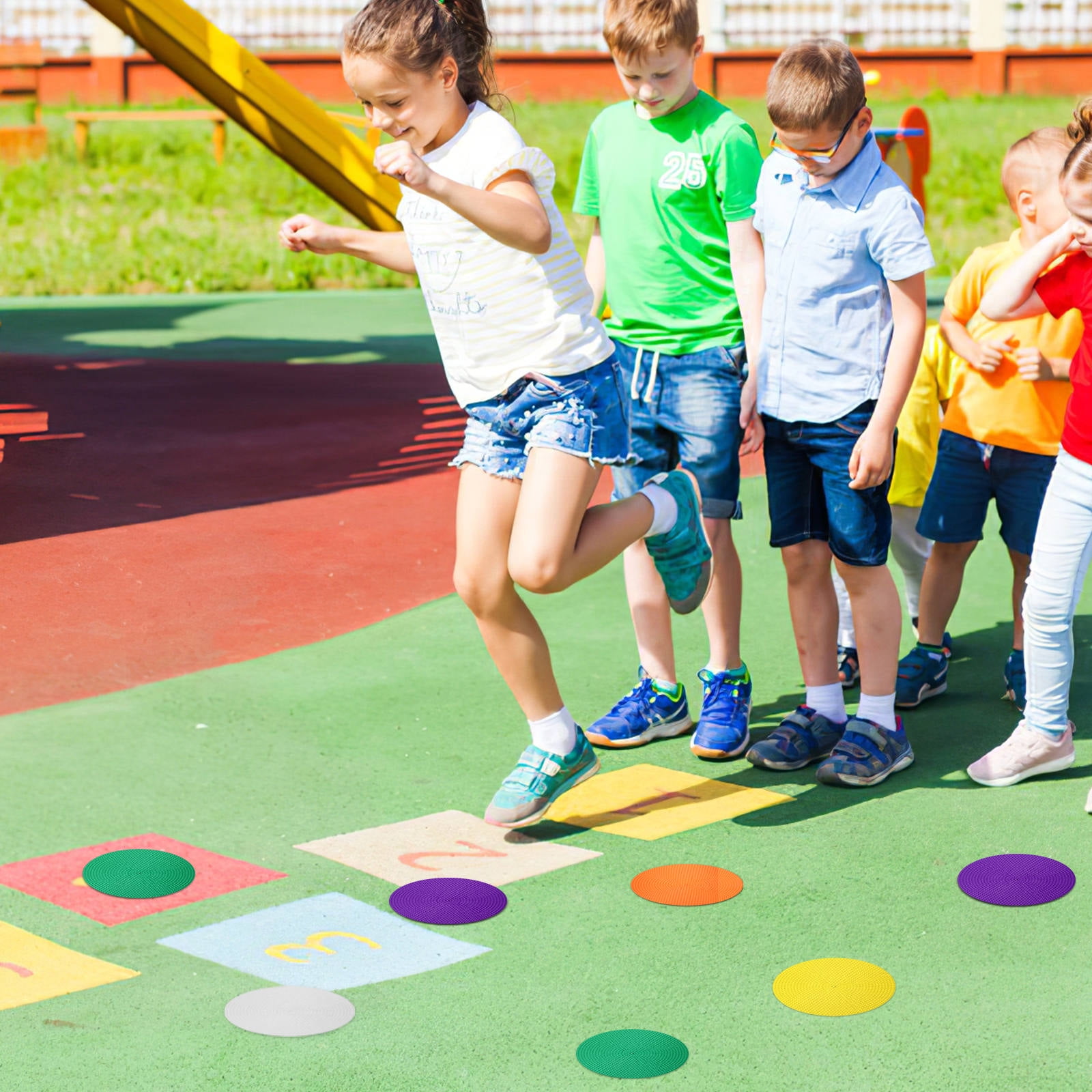 Worgeous 14 Pcs Circle Spot Markers Soccer Spot Markers Basketball ...