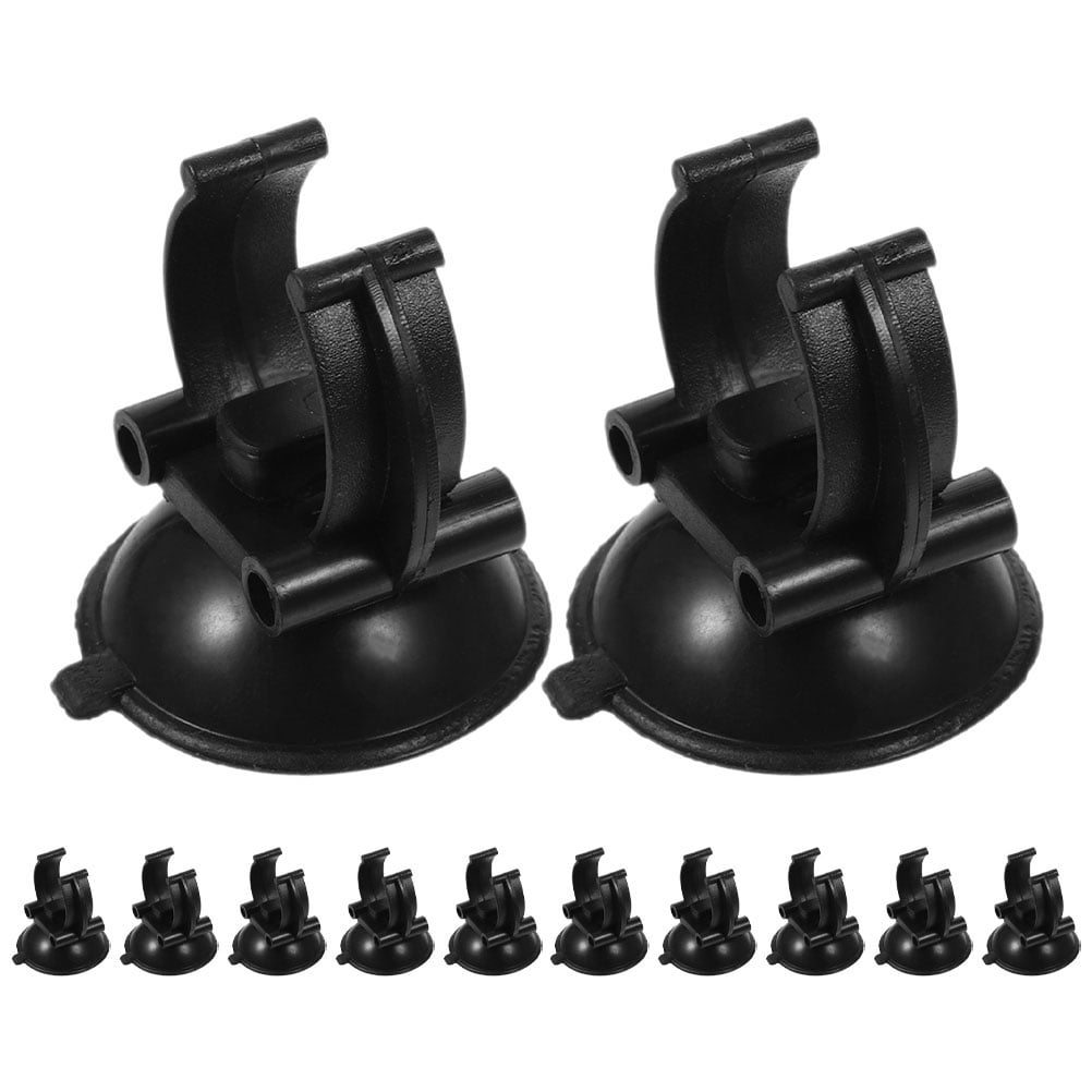 Worgeous 14 Pcs Fish Tank Water Pipe Suction Cup Clamp Ornament ...