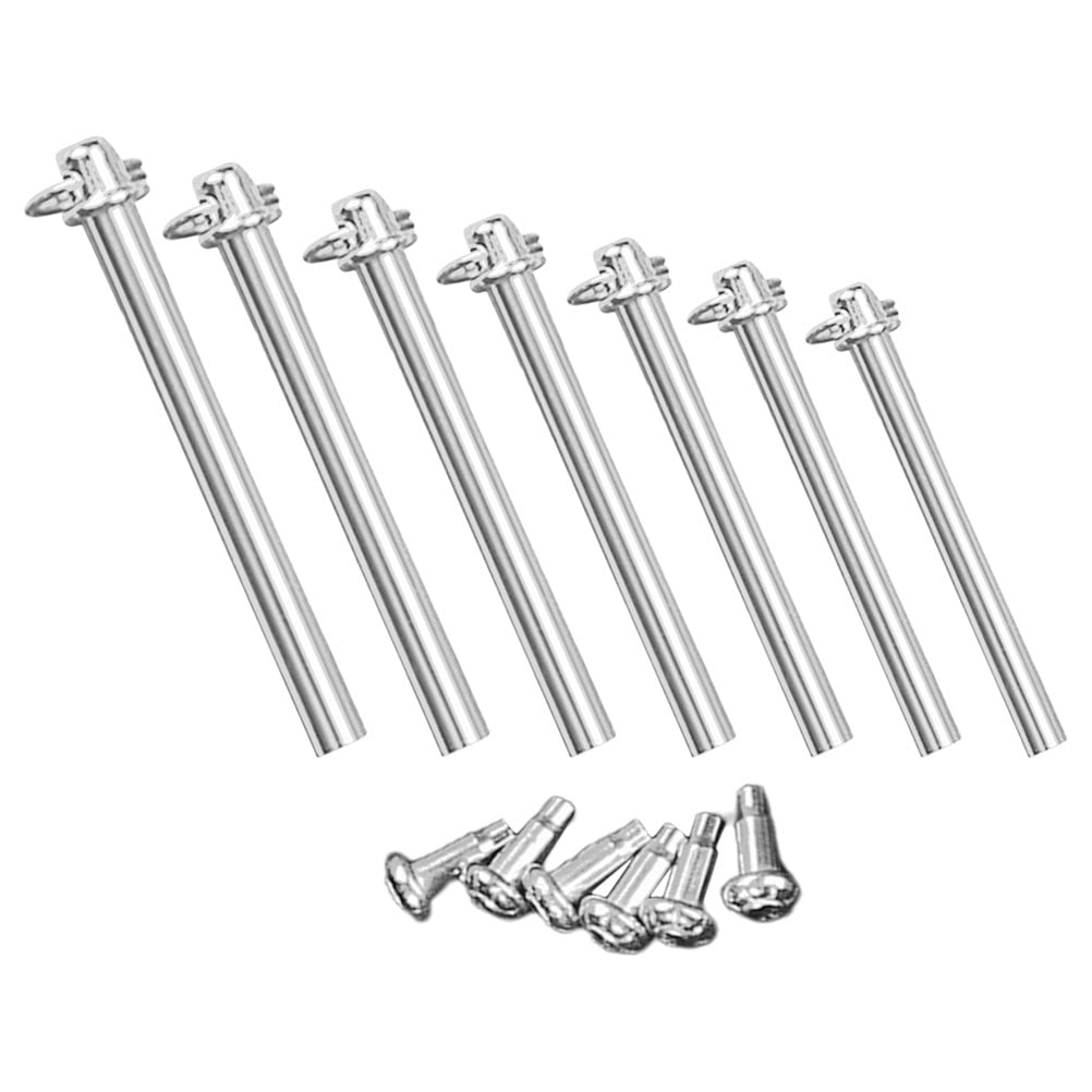 Worgeous 14 sets of Hand Folding Fan Repairing Kit Metal Shaft Rivets ...