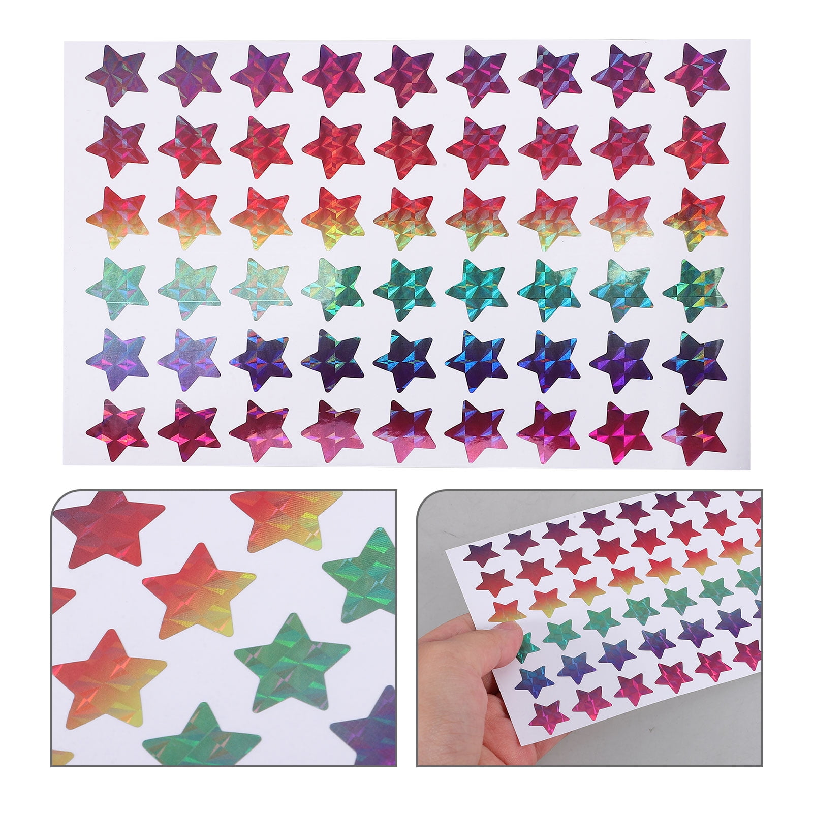 Worgeous 15 Sheets Sticker Chart Star Label Stickers Student - Walmart.com