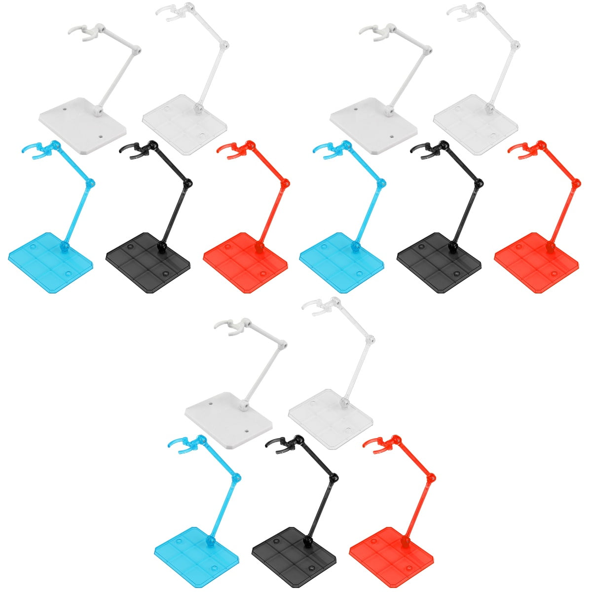 Worgeous 15 pcs Action Figure Base Suitable Display Stand Bracket for 1 ...